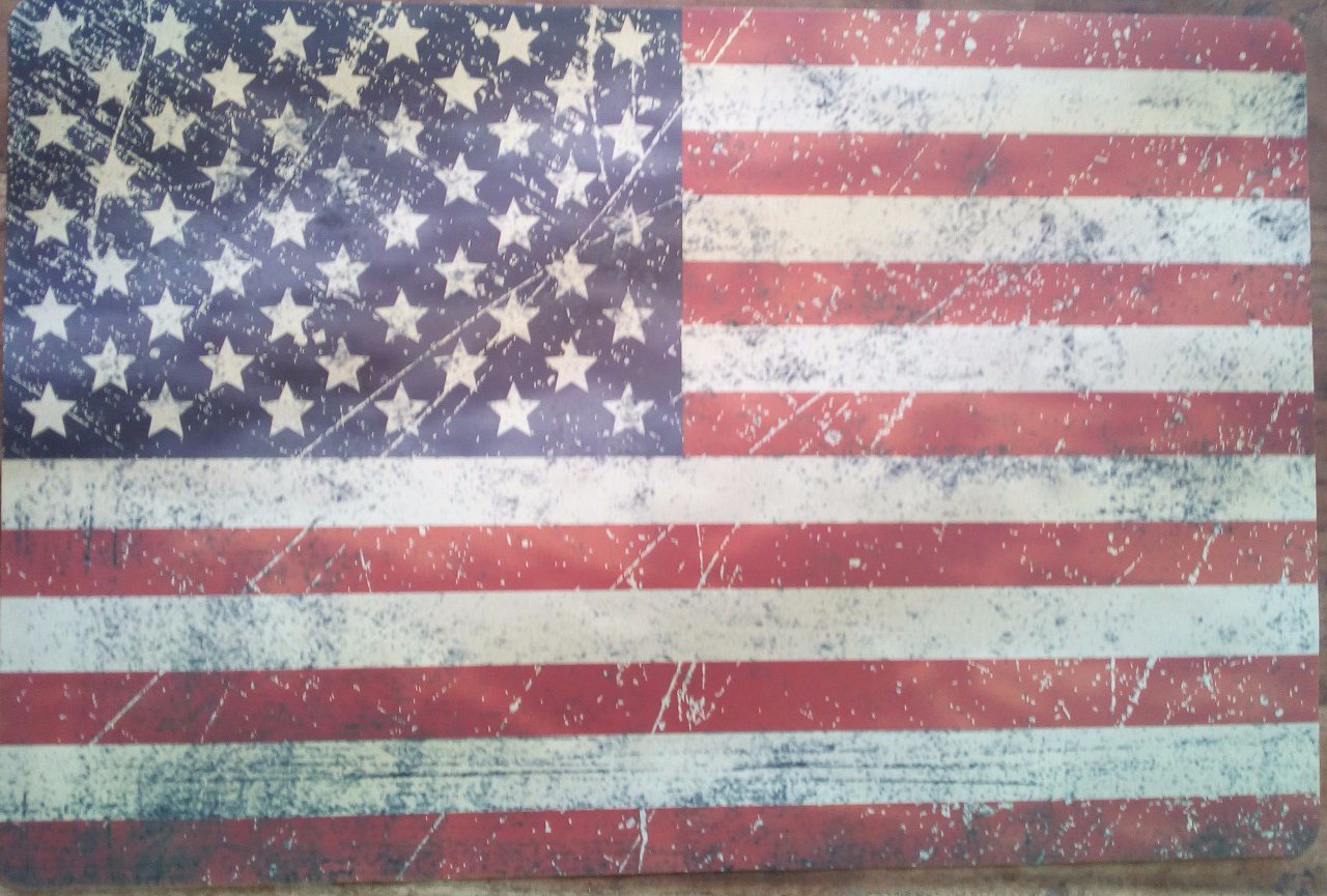 Set de table drapeau americain - Cowboysdancers